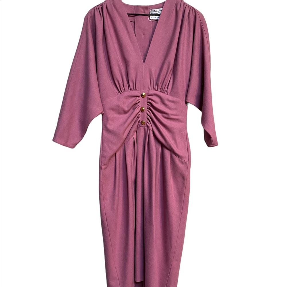 Rickie Freeman For Teri Jon Raspberry Pink 1980’s Dre… - Gem